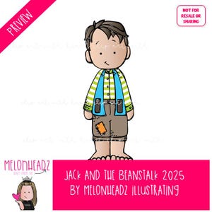 Jack and the Beanstalk Clip Art 2025 Literature Clip Art Book Companion ...