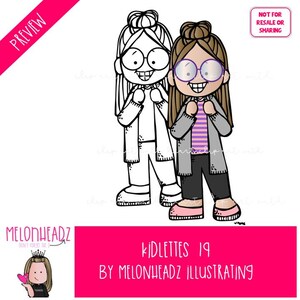 Kidlettes Clip Art 19, Kids Clip Art COMBO PACK - Etsy