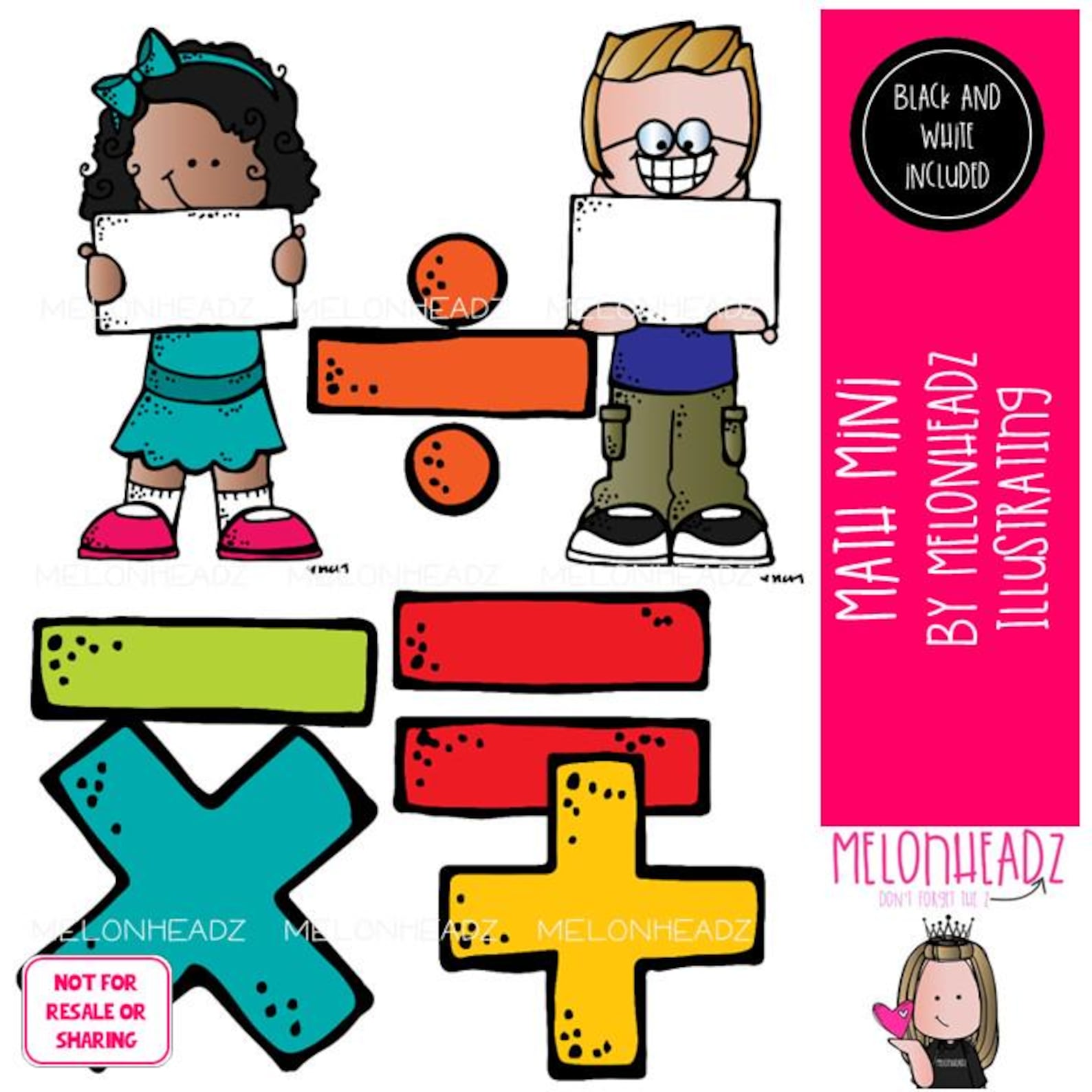 Math Clip Art, Math Symbols Clip Art Mini - Etsy Canada