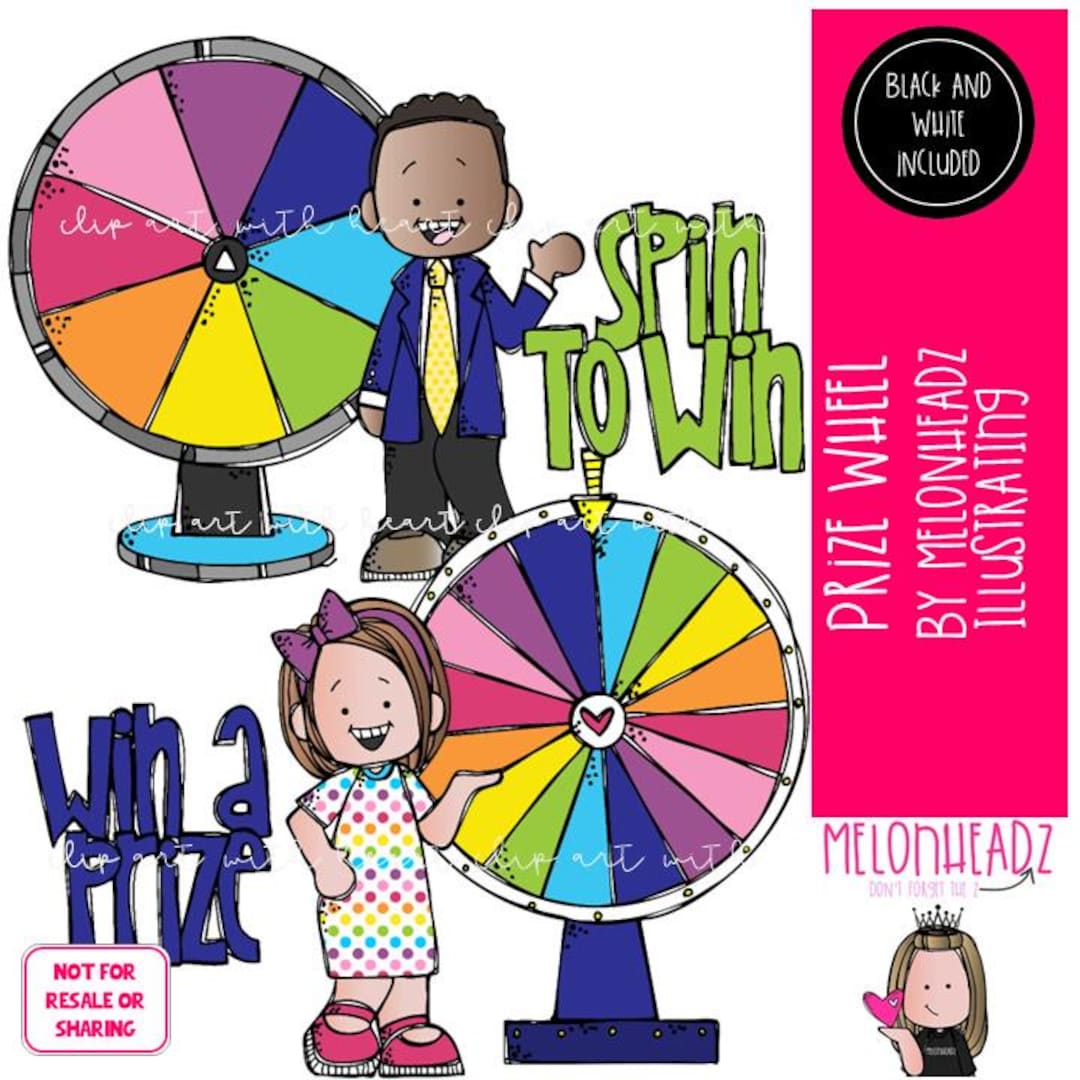 Prize Wheel Clip Art, Game Clip Art, Spinner Wheel Clip Art Clip Art ...