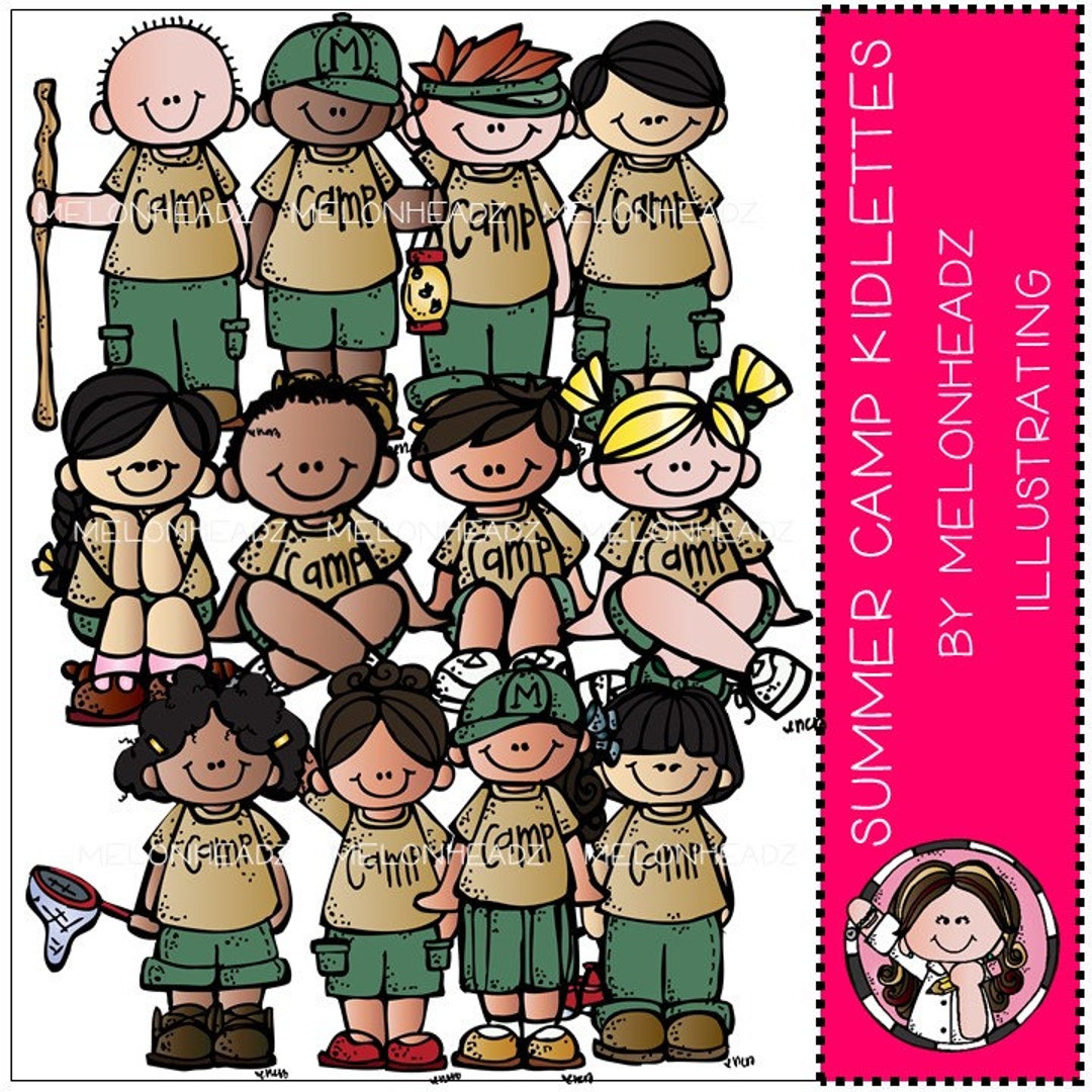 Summer Camp Clip Art - Kidlettes - Etsy