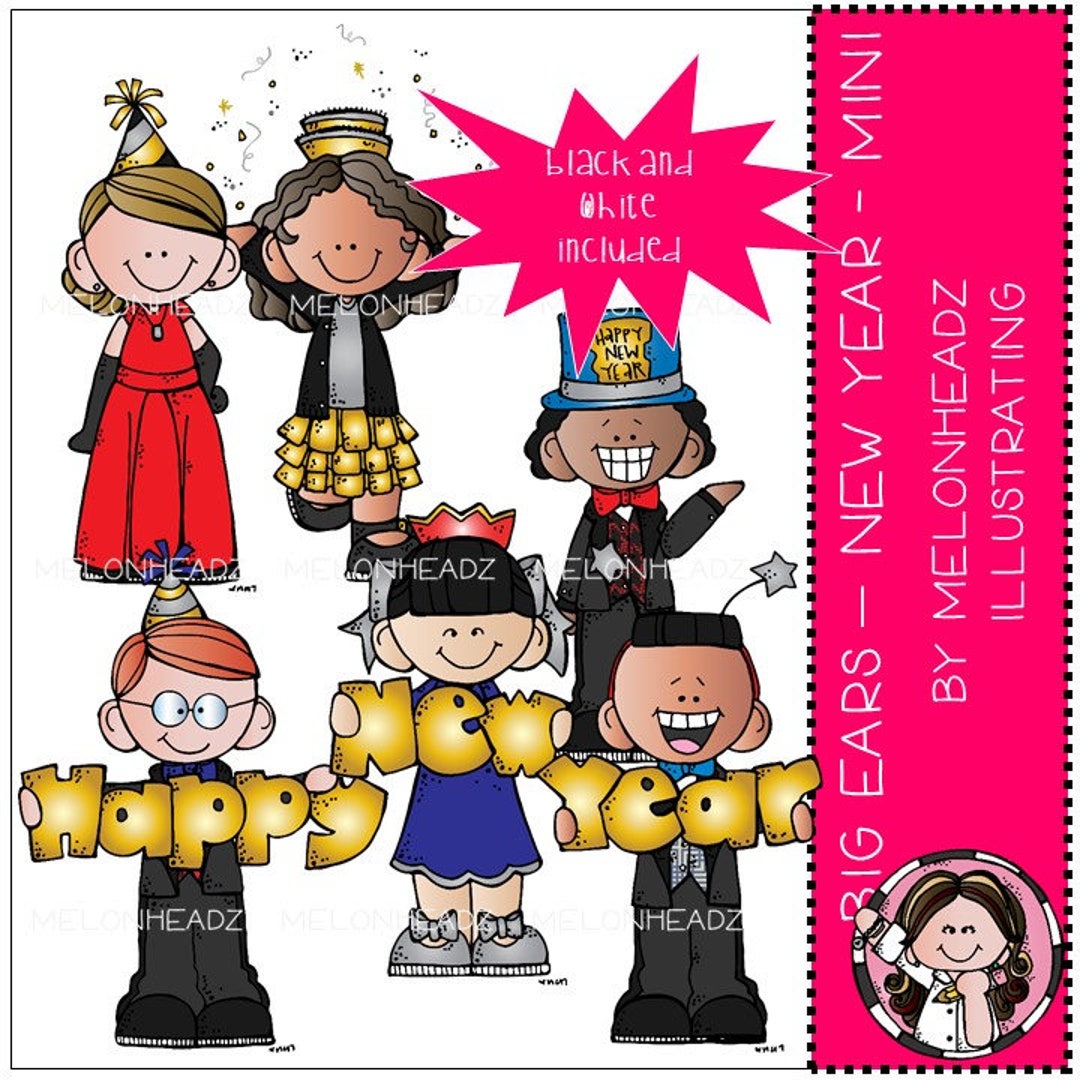 Melonheadz New Years Clipart Images