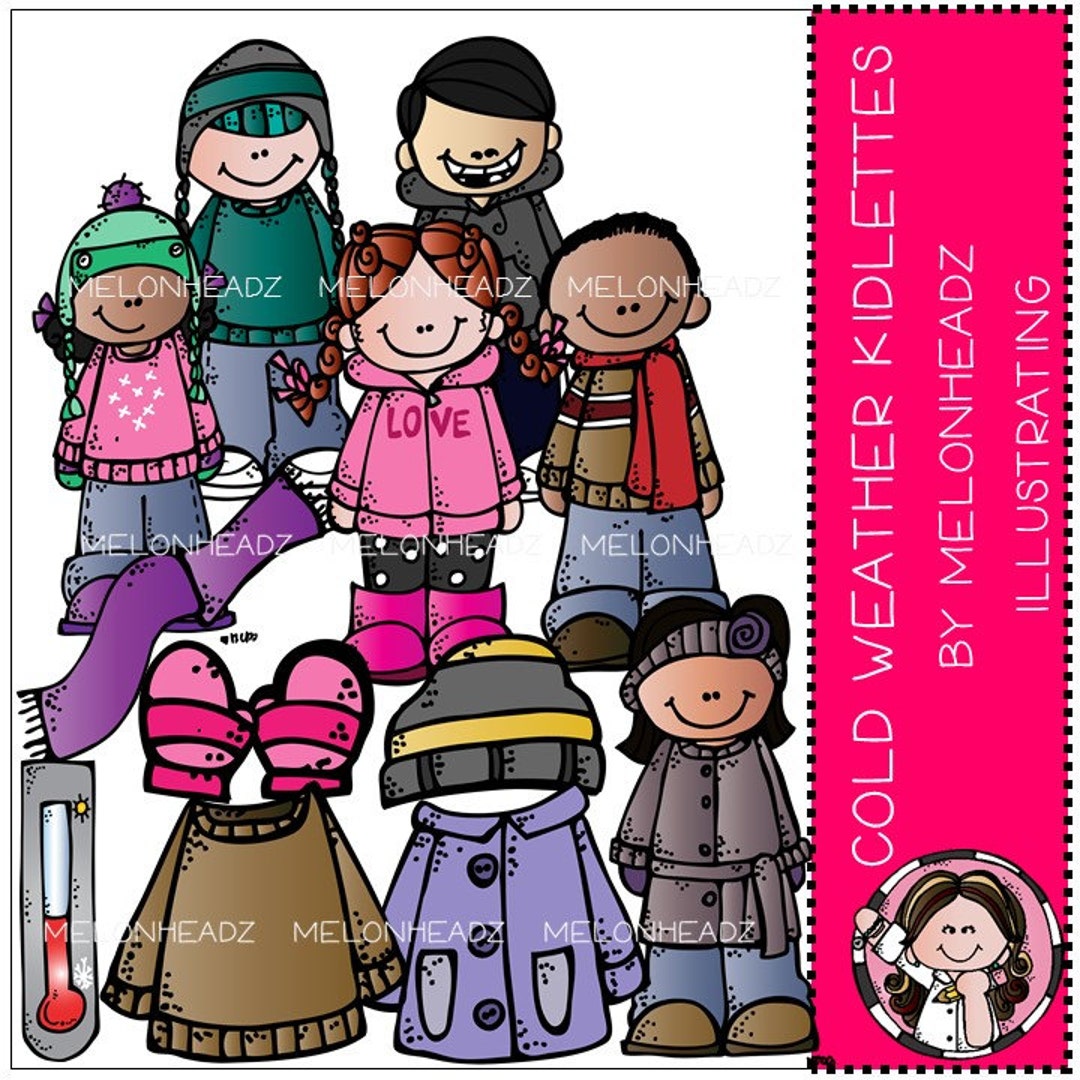 Cold Weather Clip Art - Kidlettes - Combo Pack - Etsy