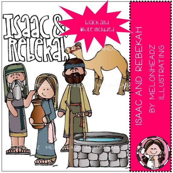 Imágenes prediseñadas de Isaac y Rebeca Biblia Mini - Etsy México