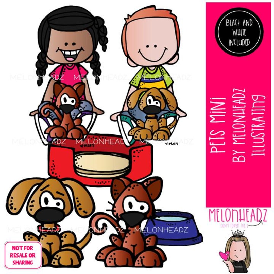 Pets Clip Art, Dog, Cat Mini (digital Download) - Etsy