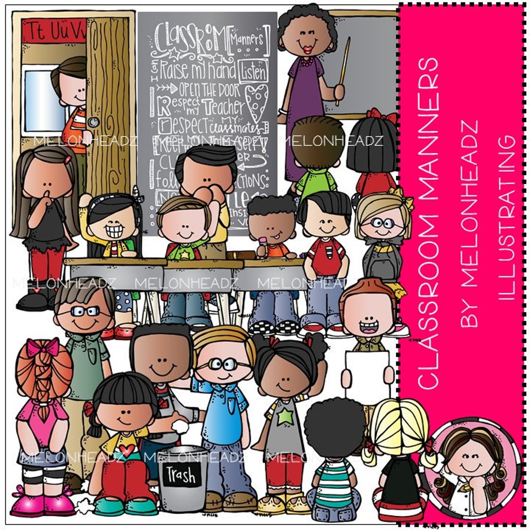 Classroom Manners Clip Art - Etsy