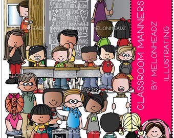 Classroom Manners Clip Art Part 2 | Etsy
