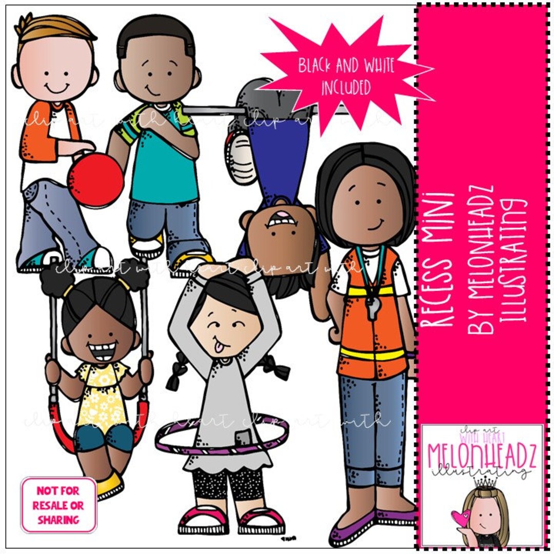 Recess Clip Art - Mini - Etsy