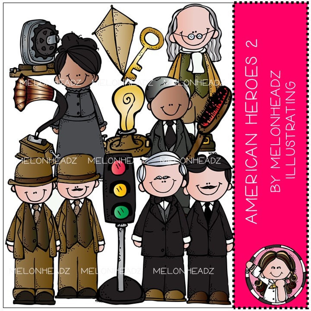 American Heroes Clip Art Part 2 Combo Pack - Etsy