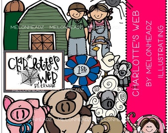 Charlotte's Web Clip Art | Etsy