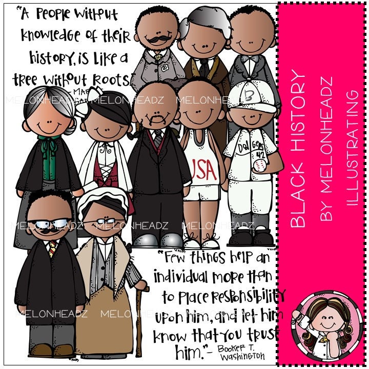Black History clip art Combo Pack | Etsy