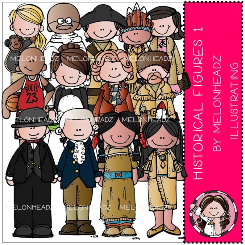 Historical Figures Clip Art - Etsy