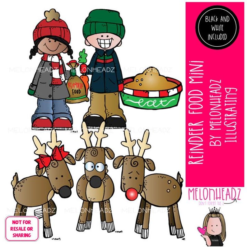 Reindeer Food Clip Art, Christmas Mini - Etsy