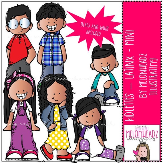 Kidlettes Clip Art Latinx Mini - Etsy