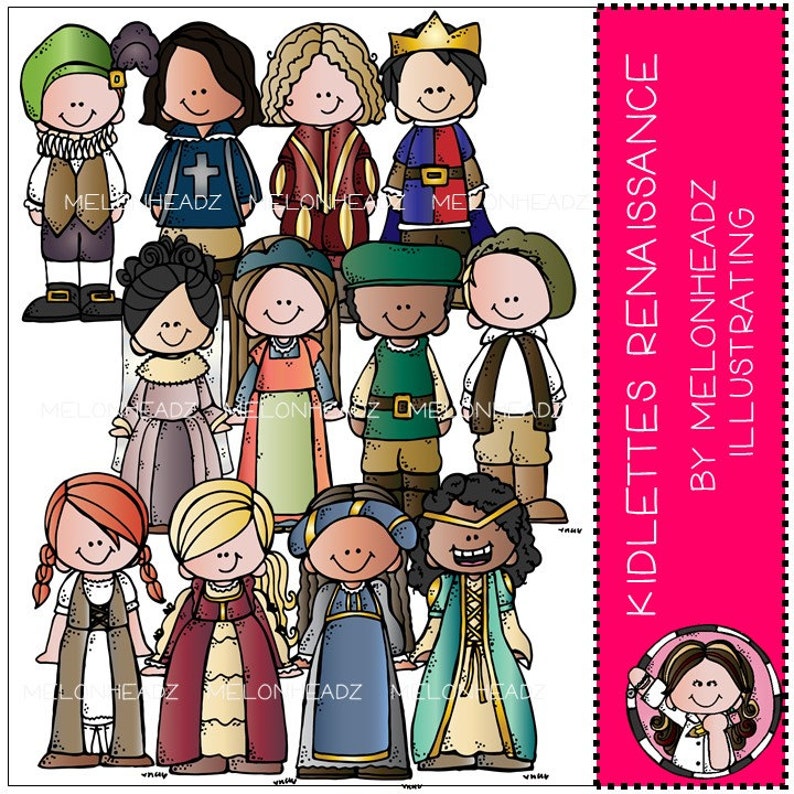 Renaissance Clip Art Kidlettes COMBO PACK - Etsy