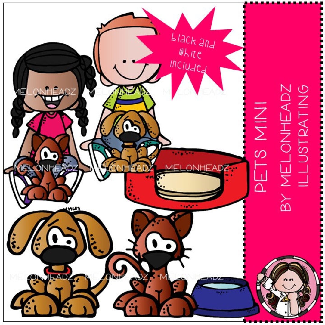 Pets Clip Art Mini Set - Etsy