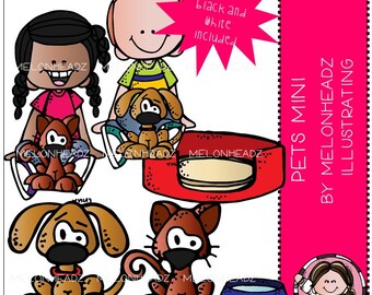 Watercolor Dogs Clipart Pets Clip Art Watercolor Animals - Etsy