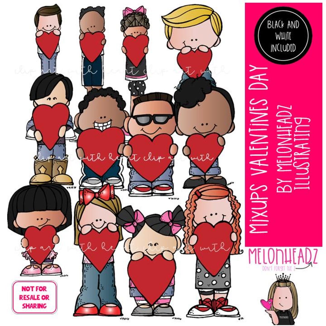 Valentine's Day Clip Art - Mix Ups - COMBO PACK - Etsy