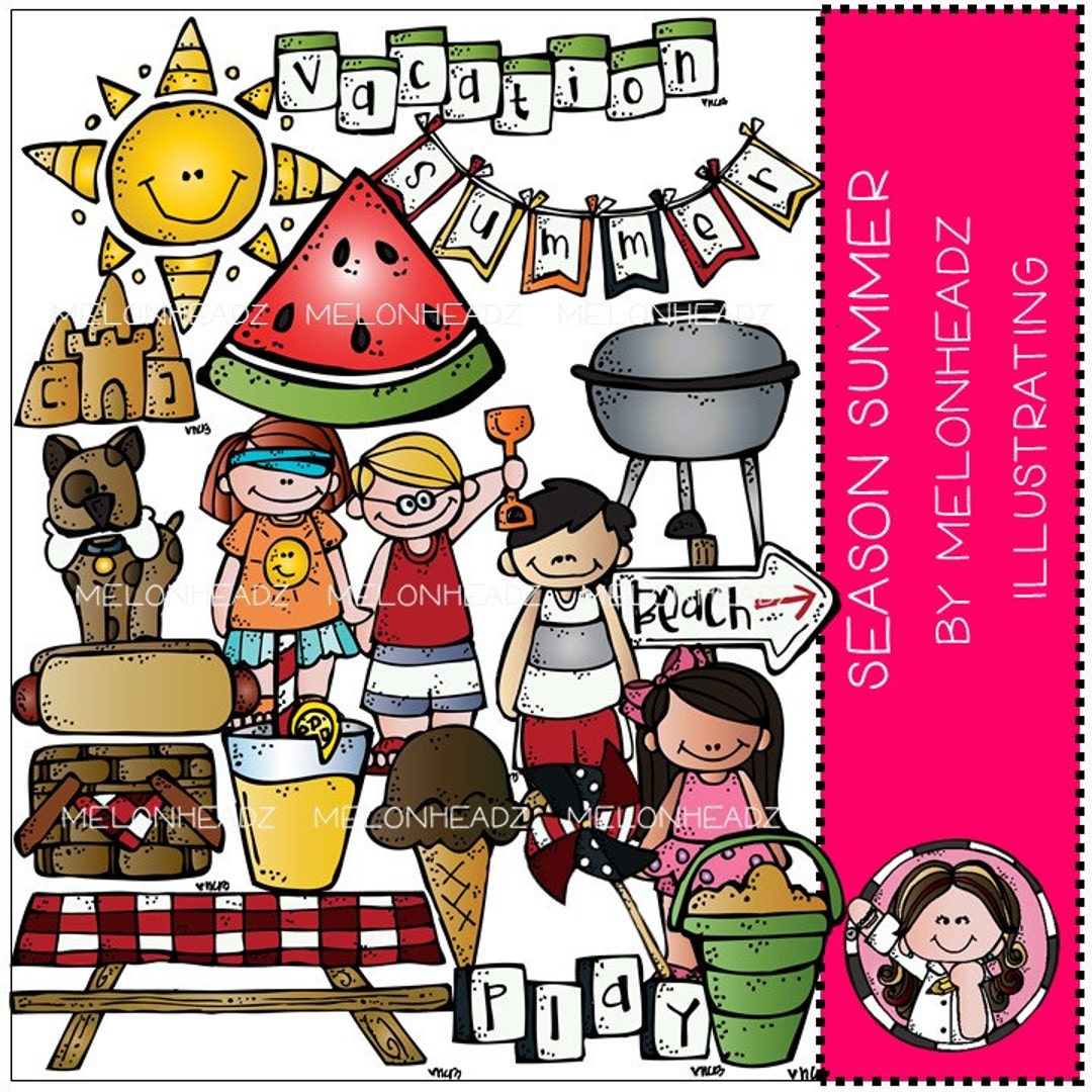 Season Summer Clip Art - Combo Pack - Etsy