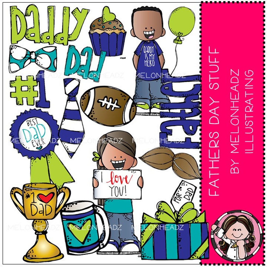 Fathers Day Stuff Clip Art - COMBO PACK - Etsy