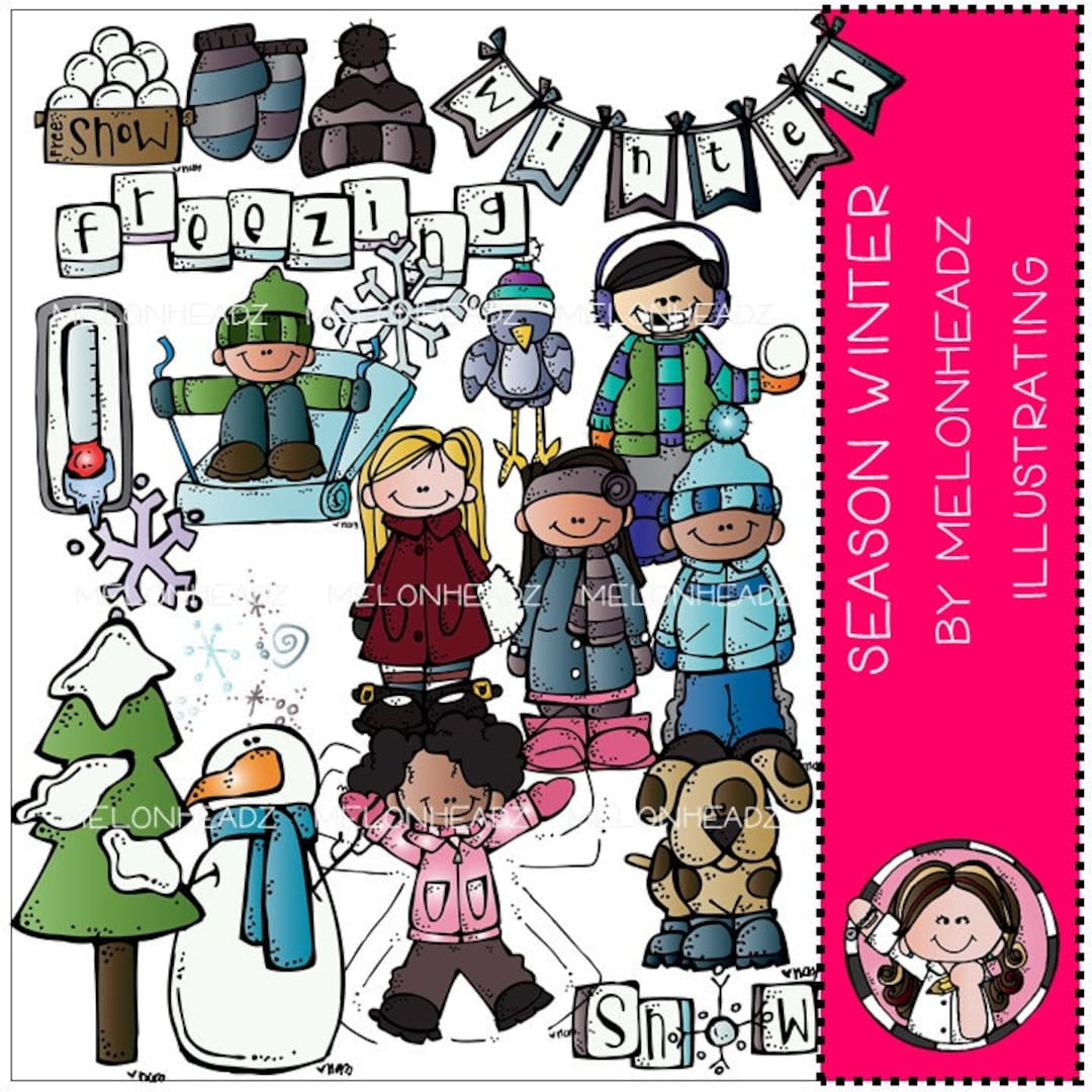 Season Winter Clip Art - Combo Pack - Etsy