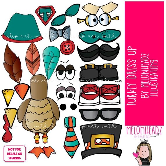 Build A Turkey Clipart