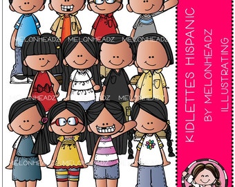 Kidlettes Clip Art Blonde Haired Combo Pack - Etsy