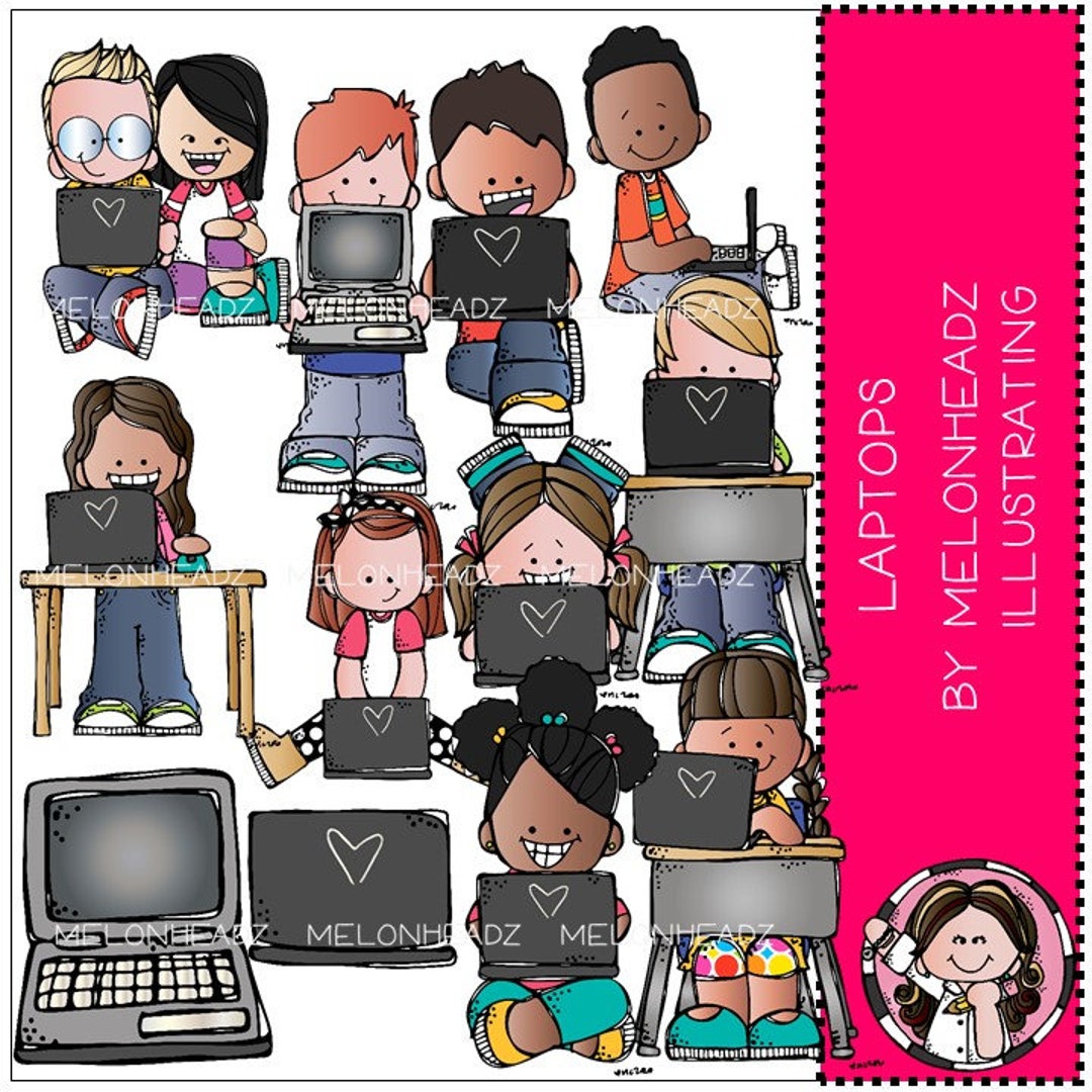 Laptop Clip Art - COMBO PACK - Etsy