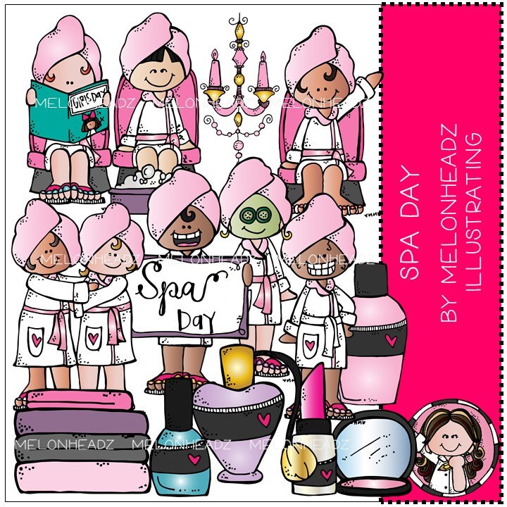 Spa Day Clip Art - Etsy