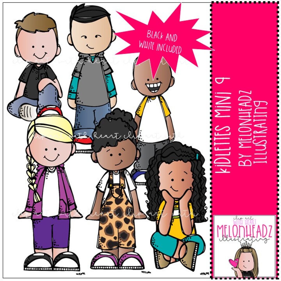 Kidlettes Clip Art - Set 9 - Mini - Etsy