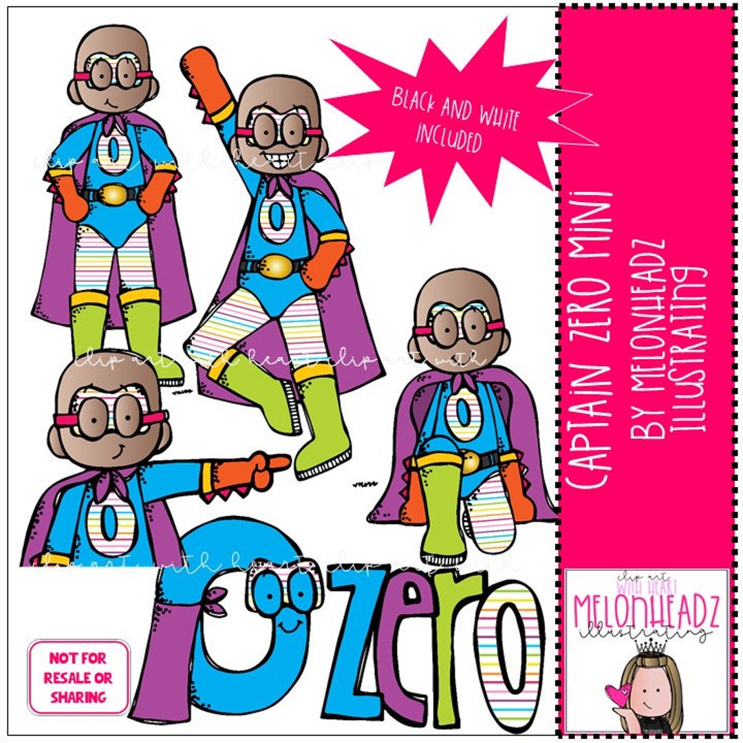 Captain Zero Clip Art - Mini - Etsy