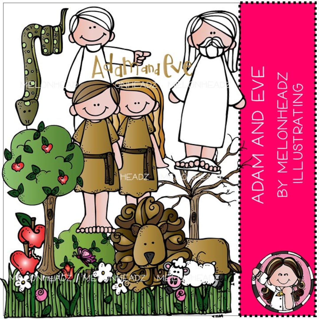 Adam and Eve Clip Art Combo Pack - Etsy