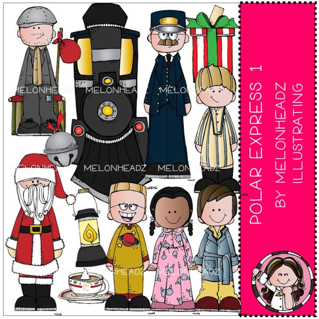 Polar Express Clip Art - Set 1 - Etsy
