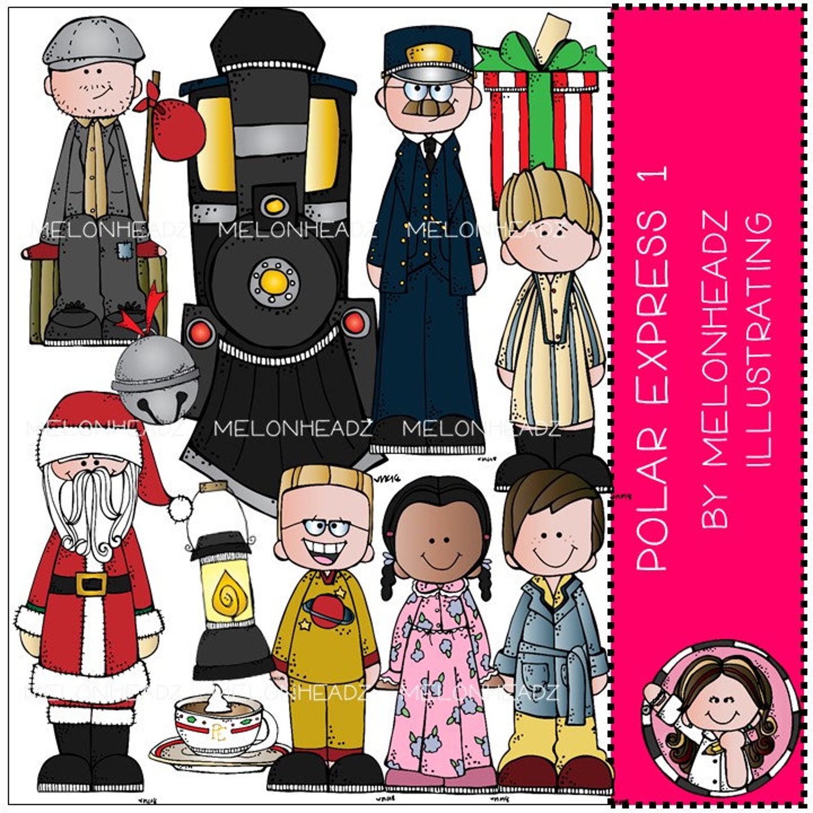 Polar Express Clip Art - Set 1 - Etsy