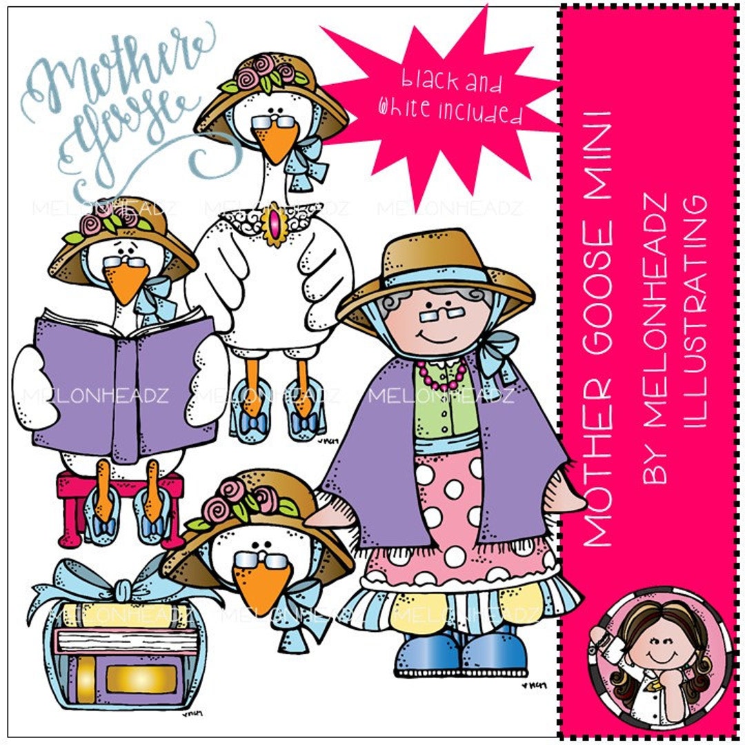 Mother Goose Clip Art - Mini Set - Etsy
