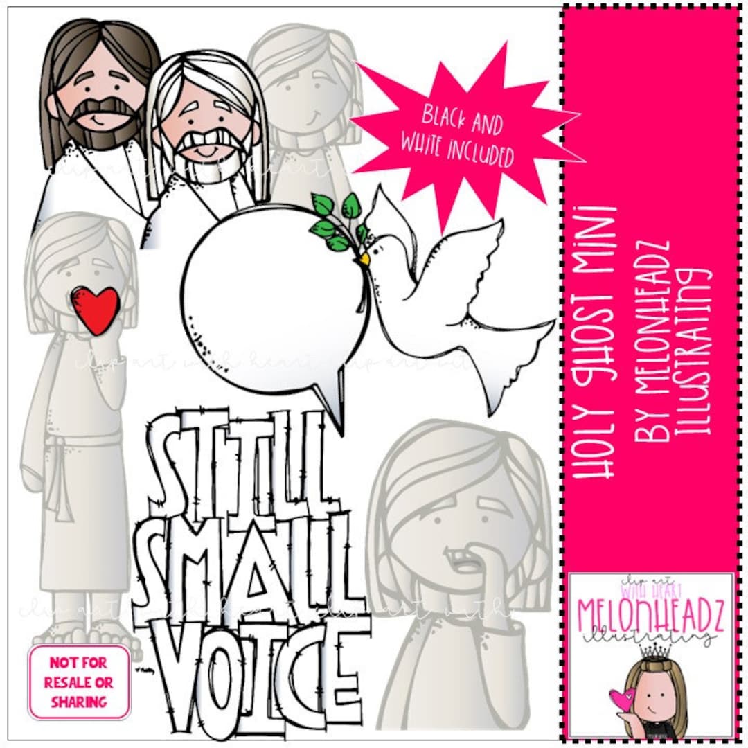 Holy Ghost Clipart LDS Mini - Etsy