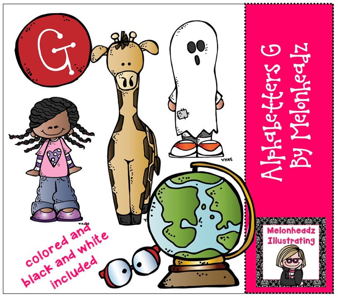 Alphabetters Clip Art Letter G - Etsy