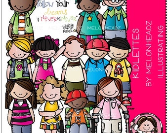 Kidlettes Clip Art Springtime Set 2 Mini - Etsy