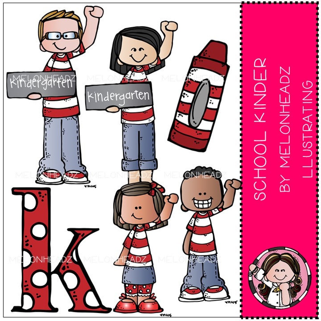 School Kindergarten Clip Art - COMBO PACK - Etsy