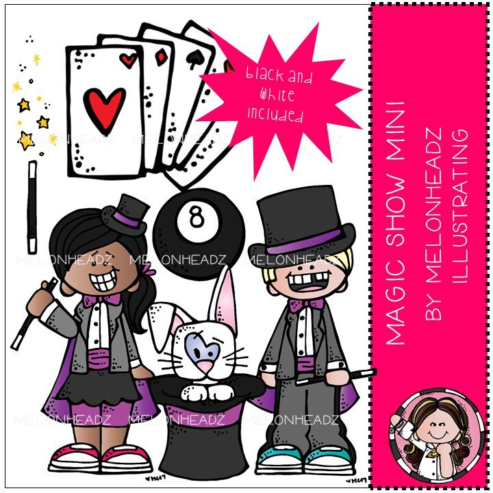 Magic Show Clip Art Mini Set - Etsy