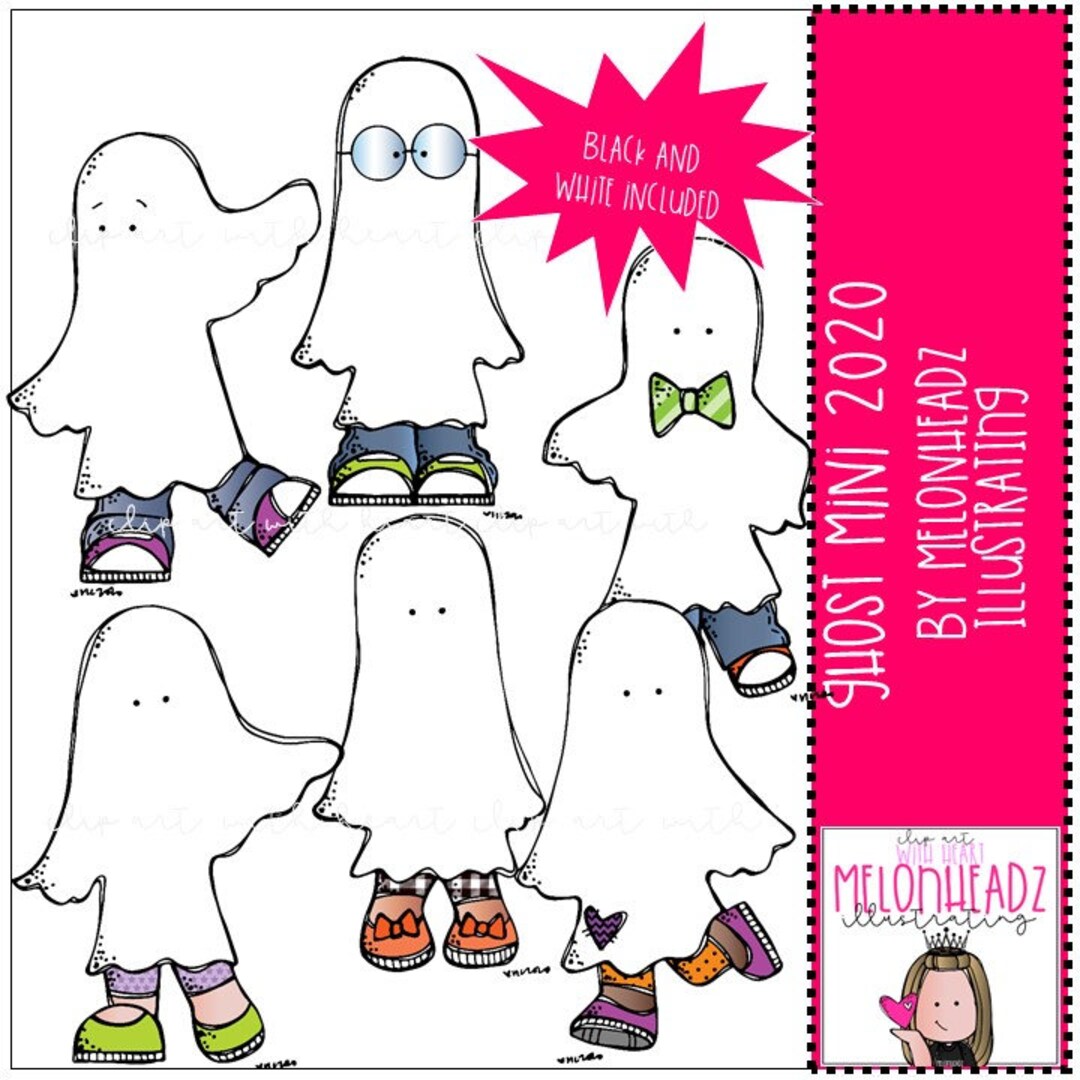 Ghost Clip Art 2020 Mini - Etsy
