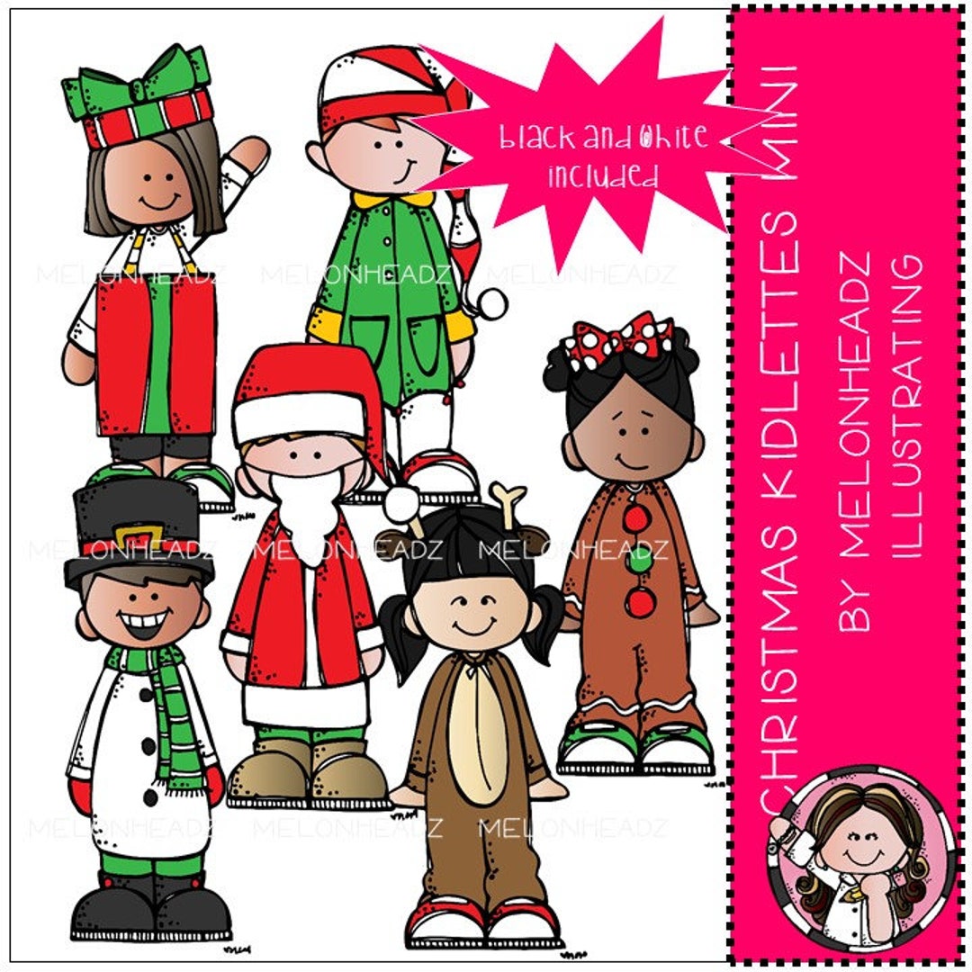 Christmas Kidlettes Clip Art - Mini - Etsy