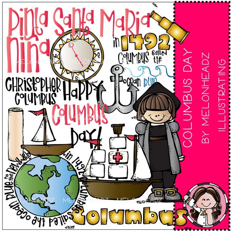 Columbus Day Clipart - Etsy