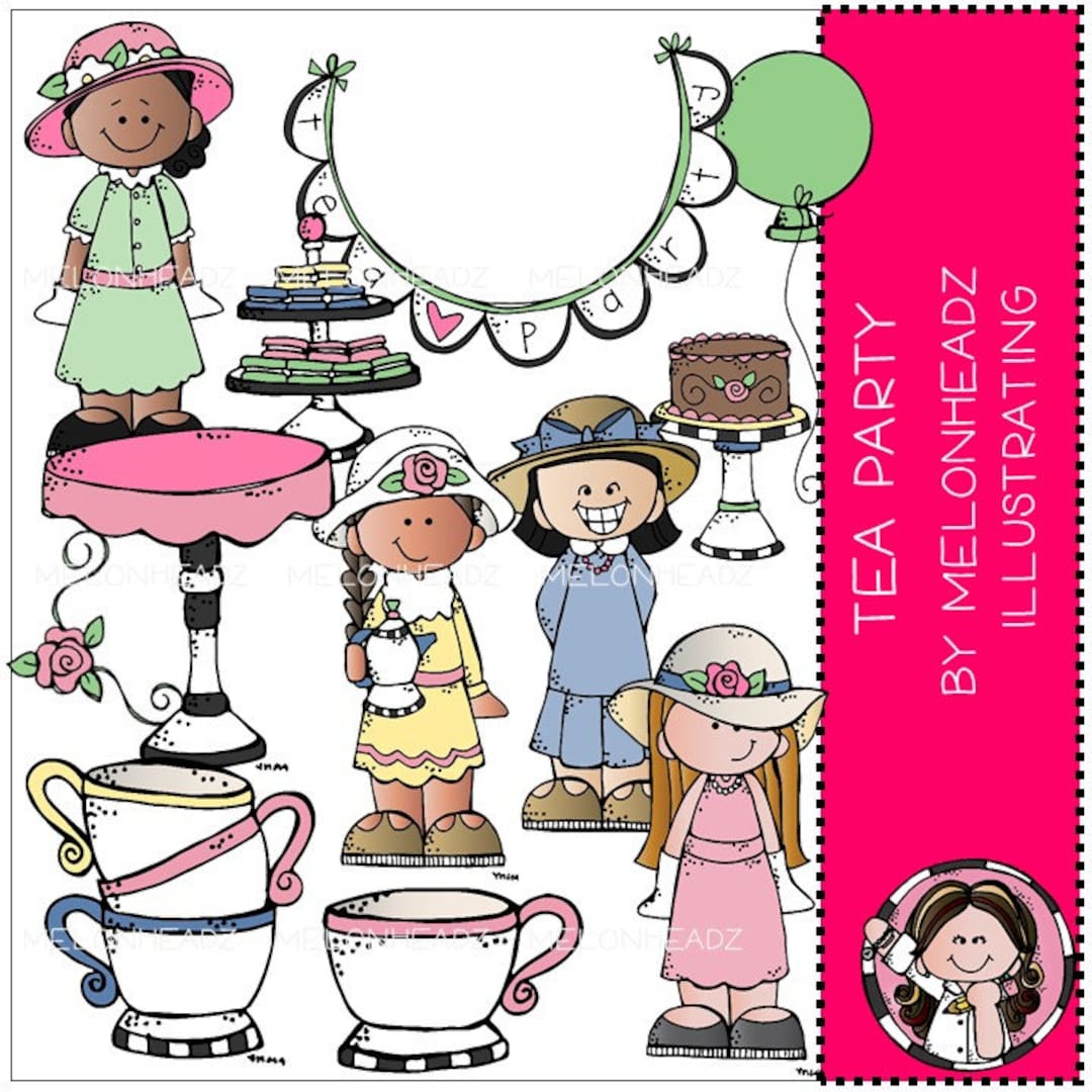 Tea Party Clip Art - Etsy