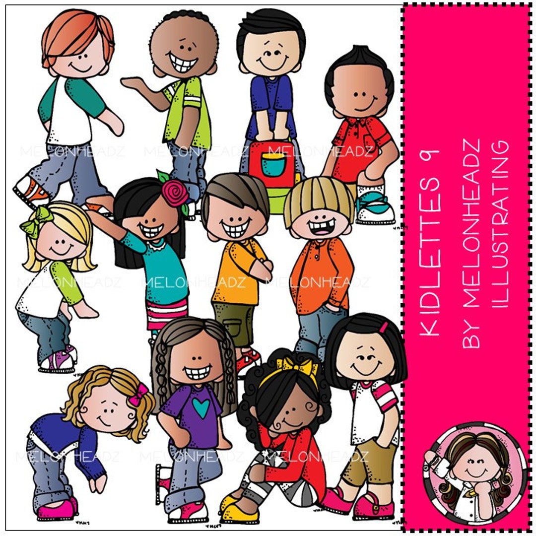 Kidlettes 9 Clip Art - Etsy