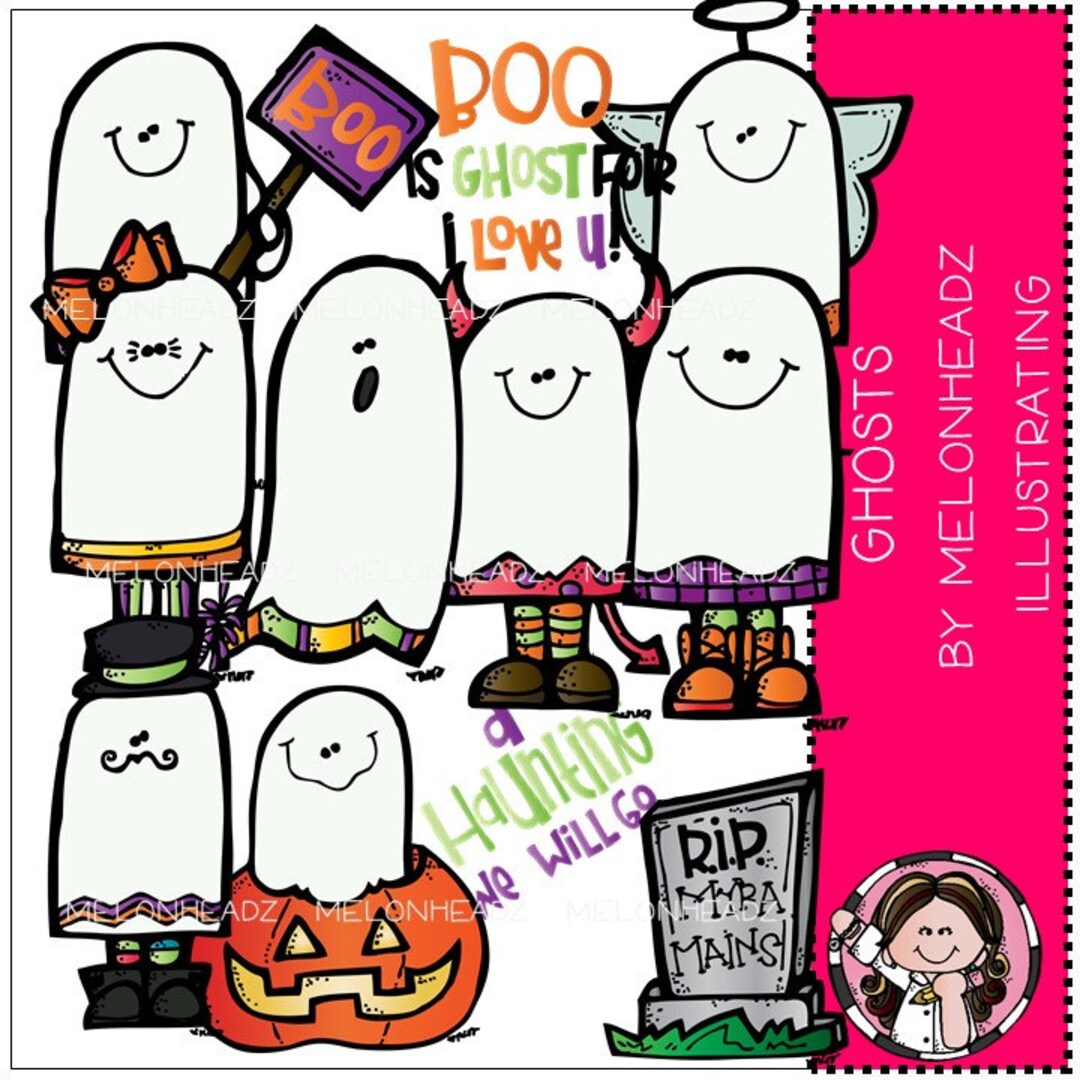 Ghosties Clip Art - Etsy