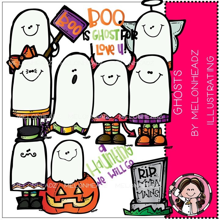 Ghosties Clip Art - Etsy