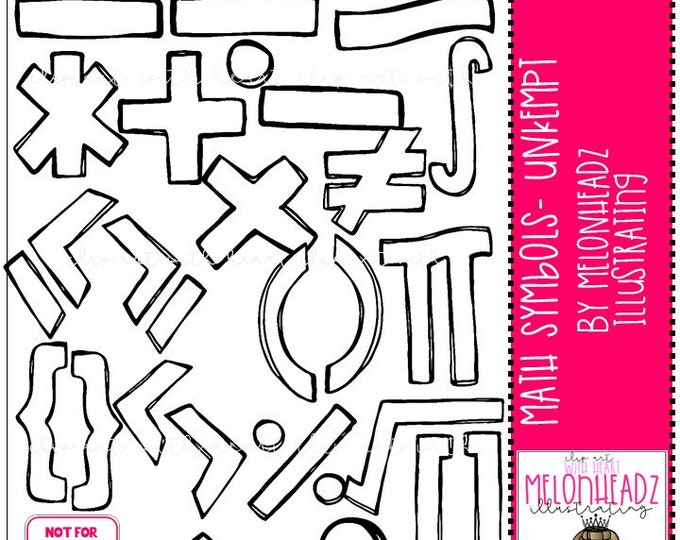 Math Symbols Rounded Corners SVG | Math Symbol | Black | Vector - Etsy ...