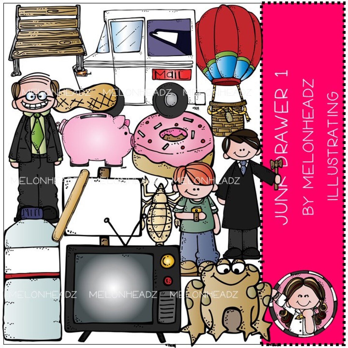 Junk Drawer Clip Art Part 1 - Etsy