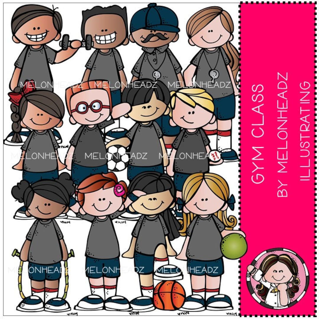 Gym Class Clip Art - Combo Pack - Etsy